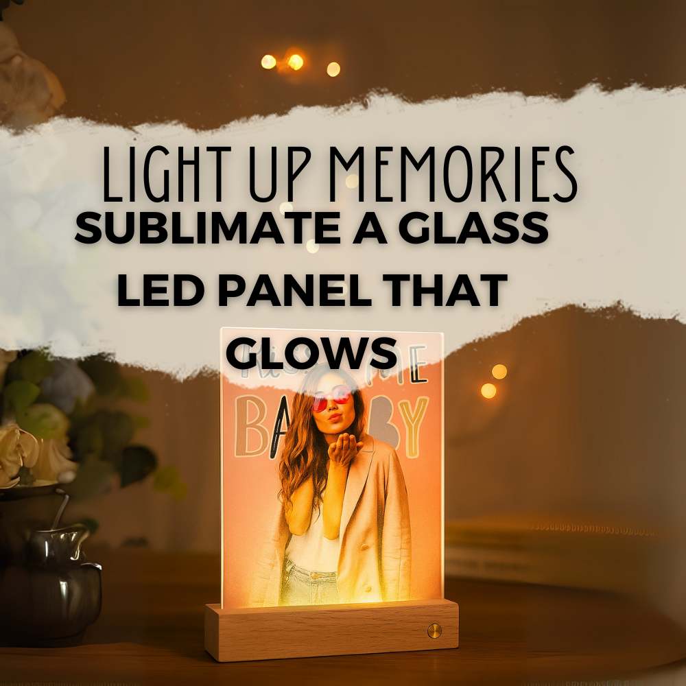 Sublimate a Glass LED Photo Panel That Glows | 6x8 Light-Up Display ...