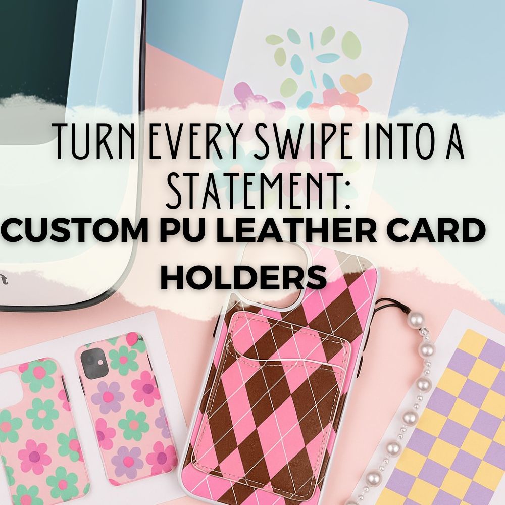 Custom PU Leather Card Holder Sublimation Blanks – DIY & Wholesale ...