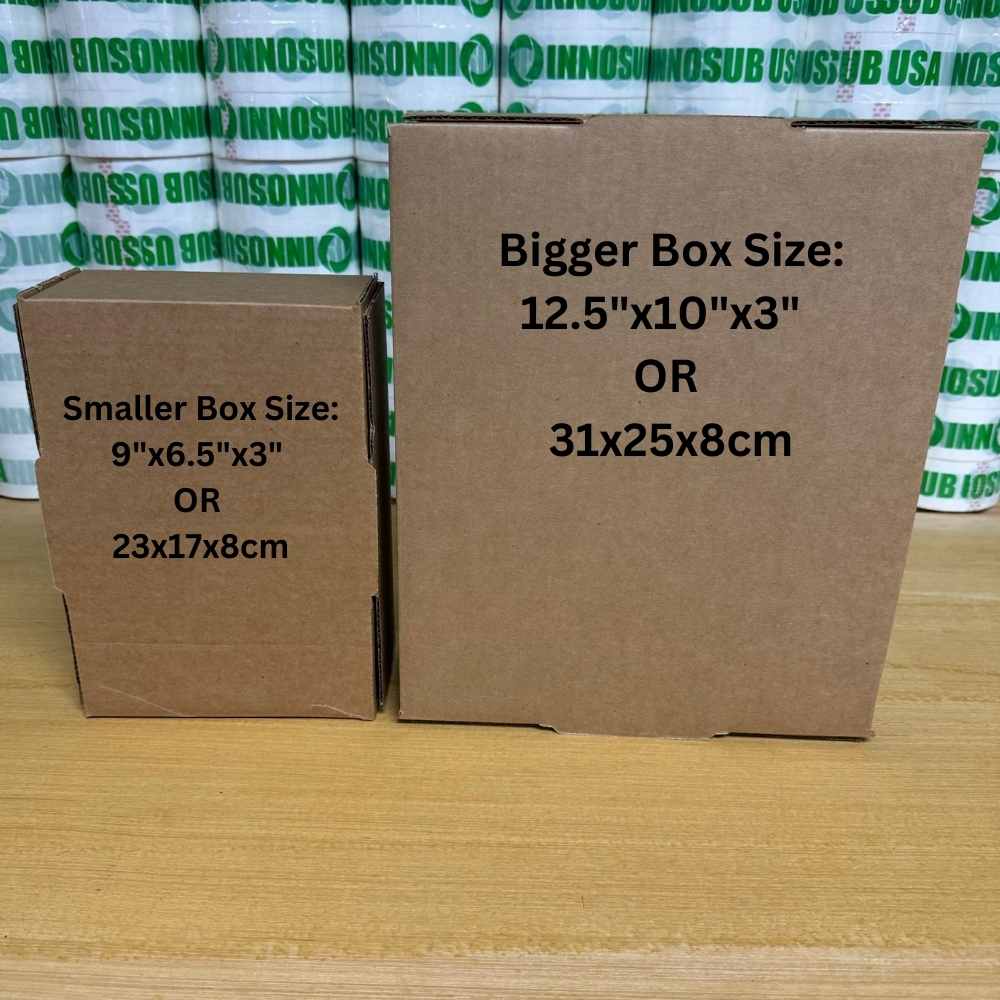 Security Shipping Brown Boxes - 2 Sizes | 9x6.5" | 12x10" – INNOSUB USA