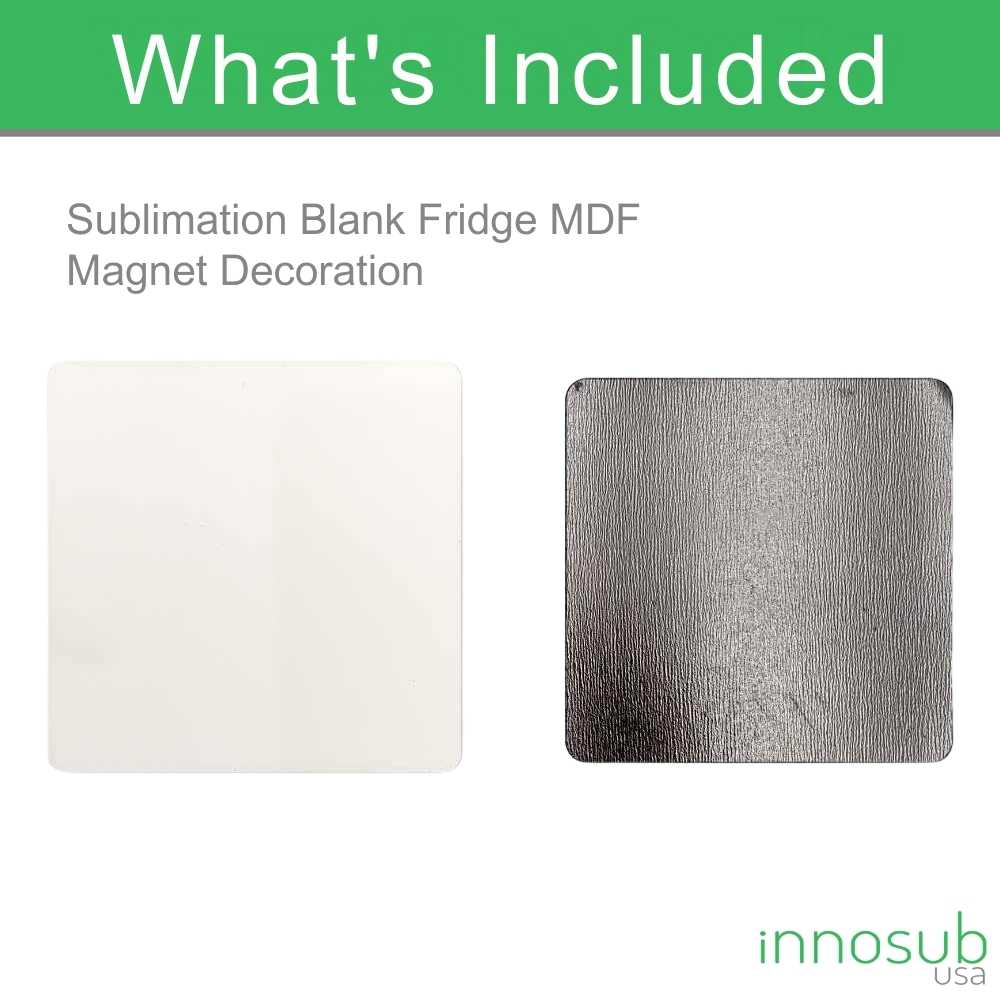 Sublimation Fridge Magnet Blanks | Custom Photo | By INNOSUB USA