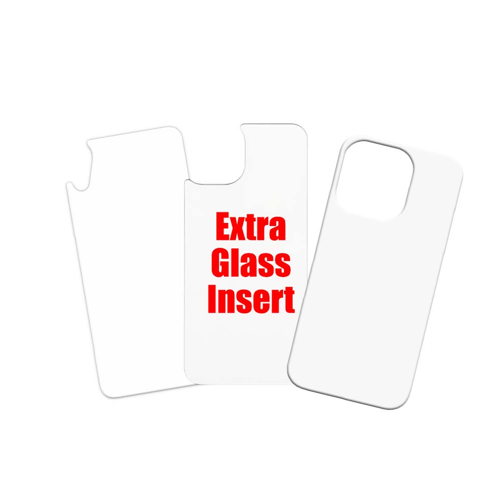 White Glass Spare Inserts for Sublimation Cases Compatible with iPhone ...