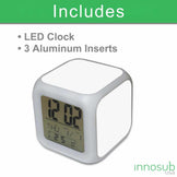 Sublimation Blank Kids Digital LED Clock by INNOSUB USA | Dallas, Texas