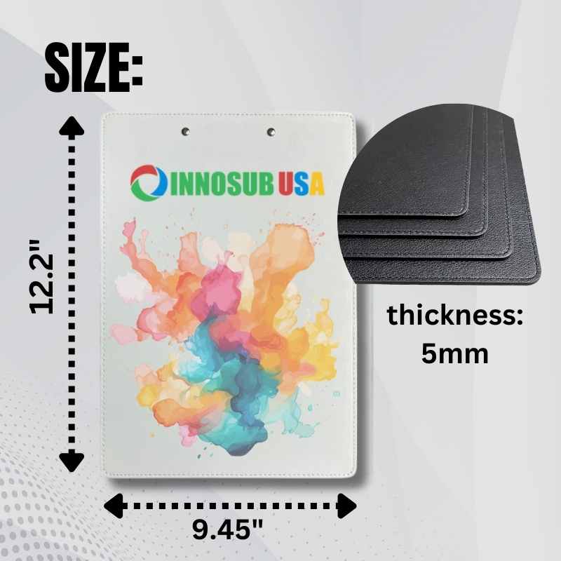 Sublimation Blanks PU Large Clipboard - A4 - White – INNOSUB USA