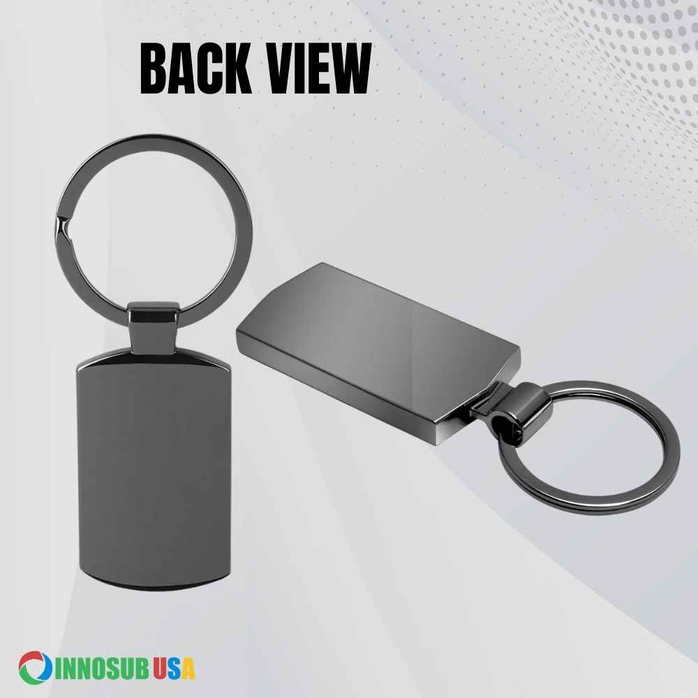 Sublimation Oblong Elegant Keychain - Black Key Tag – INNOSUB USA