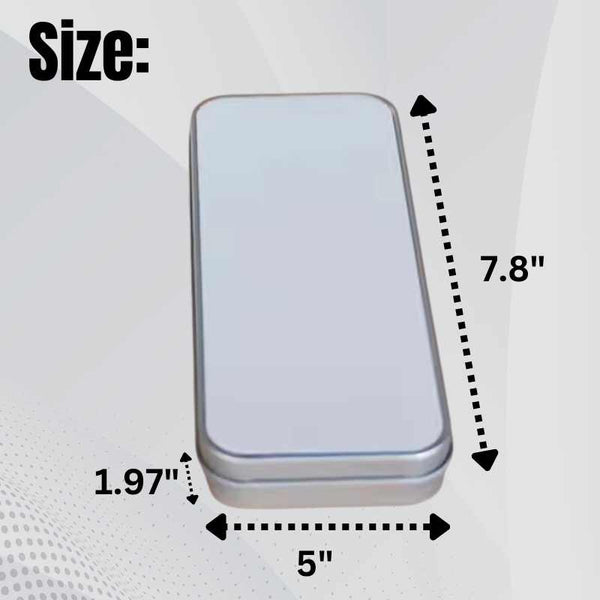 Sublimation Blanks Tin Box Rectangular Shaped Printing Gift Metal Boxe ...