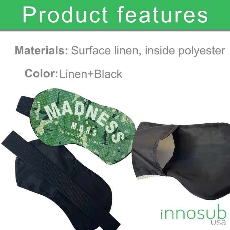 Sublimation Blanks Eye Mask – DIY Custom Sleep Masks from INNOSUB ...