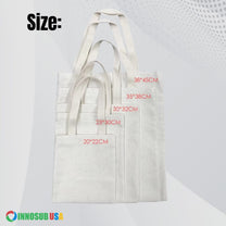 Sublimation Blanks Linen Tote Bag | 5 Sizes| Perfect for Sublimation ...