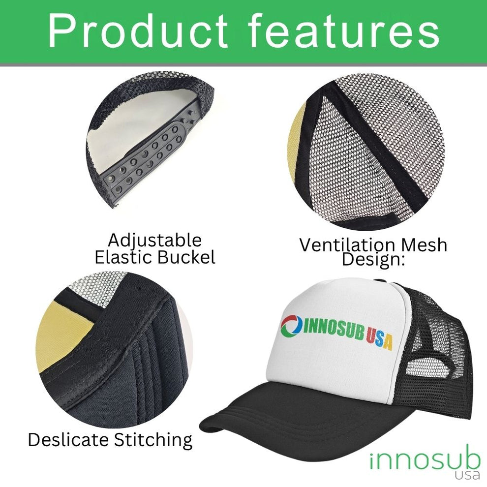 Sublimation Mesh Hat - Black – INNOSUB USA