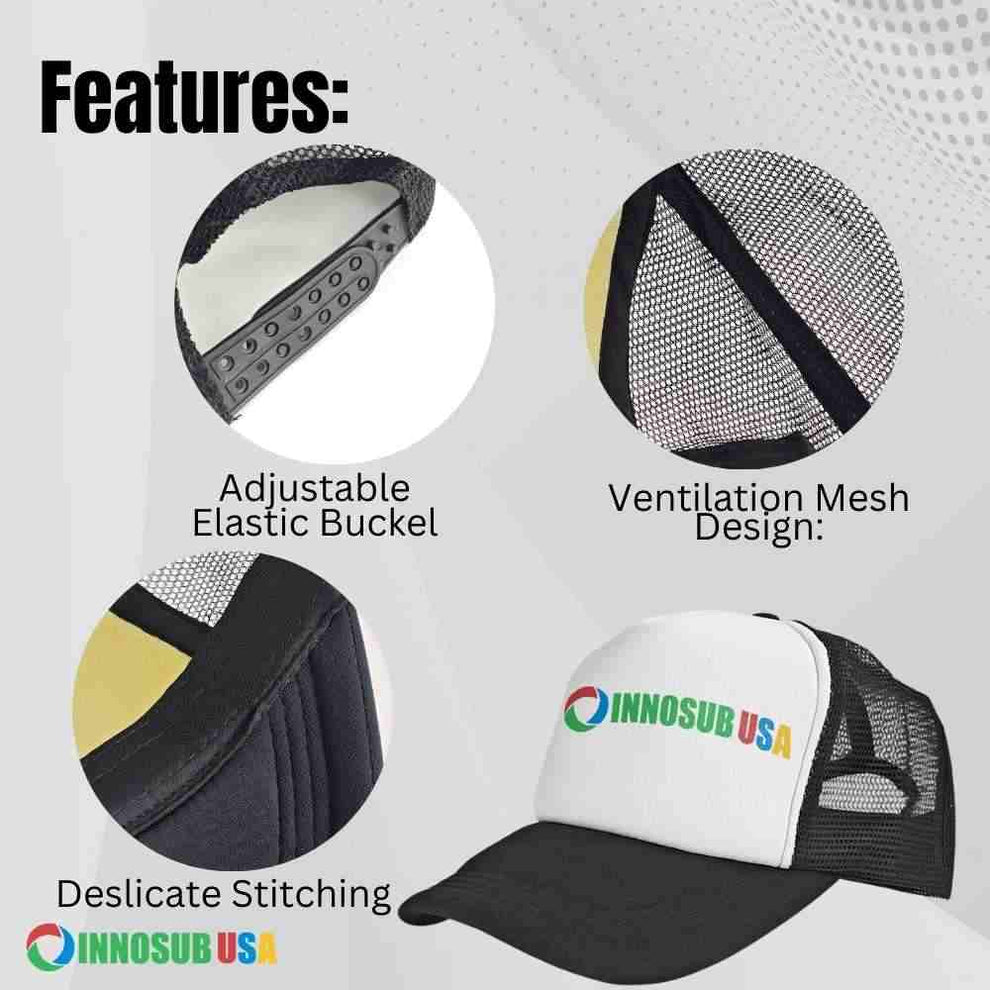 Sublimation Mesh Hat - Black – INNOSUB USA