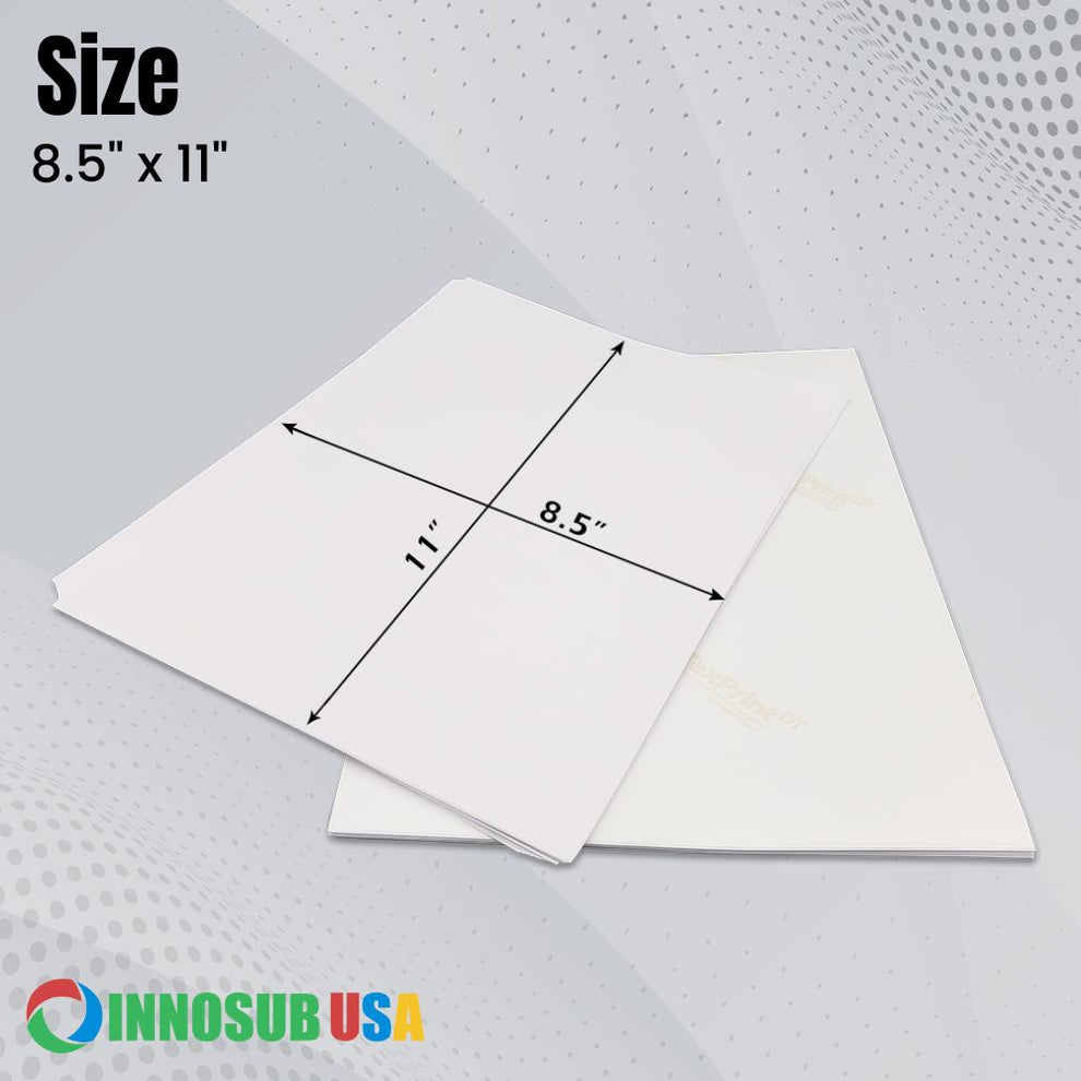 TexPrint Sublimation Paper For Printers (8.5x11") – INNOSUB USA