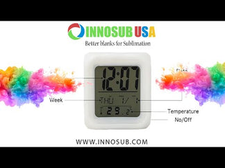 Sublimation Blank Kids Digital LED Clock by INNOSUB USA | Dallas, Texas