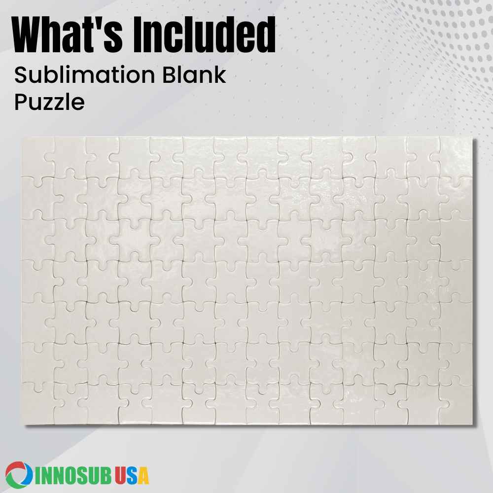 Sublimation Blanks Puzzle- 8x11.5", 98 Pc | INNOSUB USA | Los Angeles