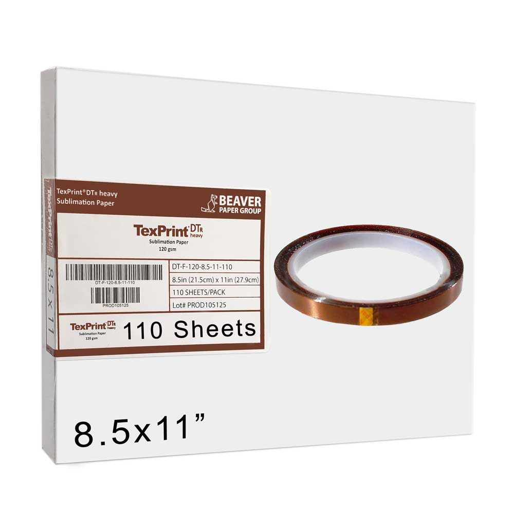 TexPrint Sublimation Paper For Printers (8.5x11") - INNOSUB USA